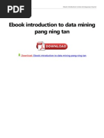 Introduction To Data Mining - Rev PDF | PDF | Data Mining | Data Analysis