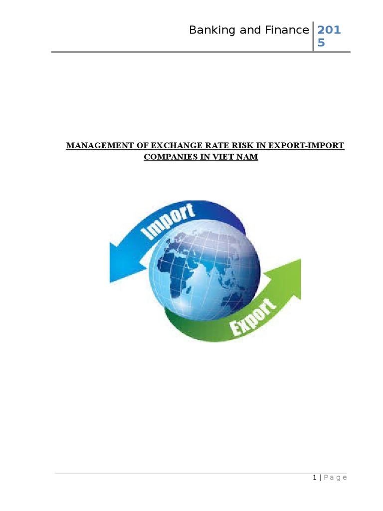 Management of Exchange Rate Risk | PDF | Exchange Rate | Derivative ...