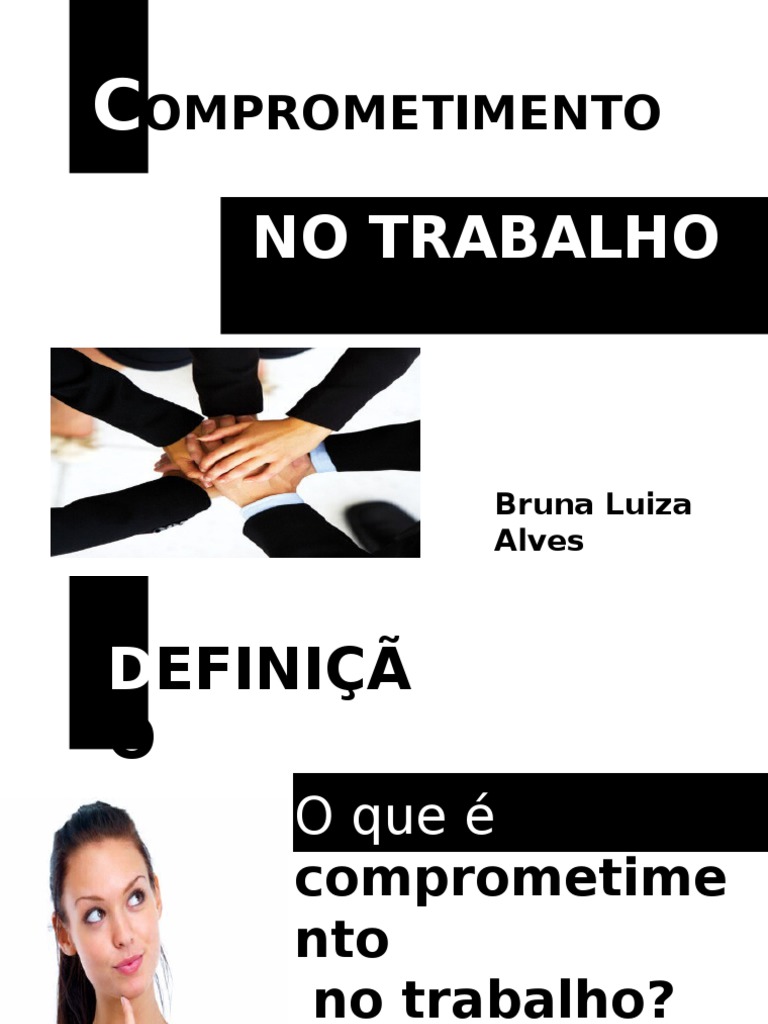 Comprometimento No Trabalho | PDF | Teoria do Apego | Sociologia