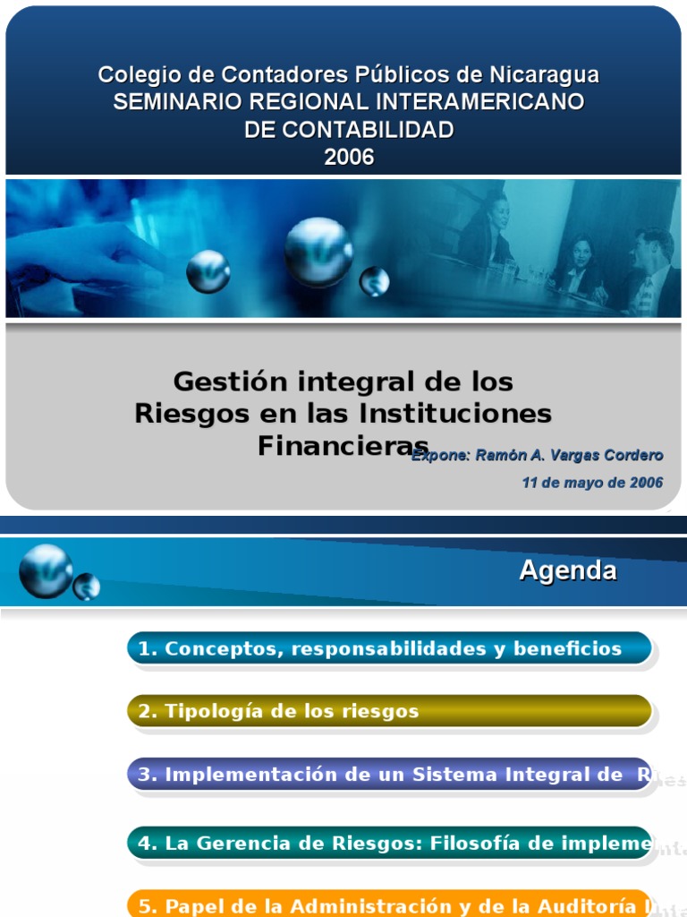 Gestion Integral de Riesgos | PDF | Bancos | Toma de decisiones