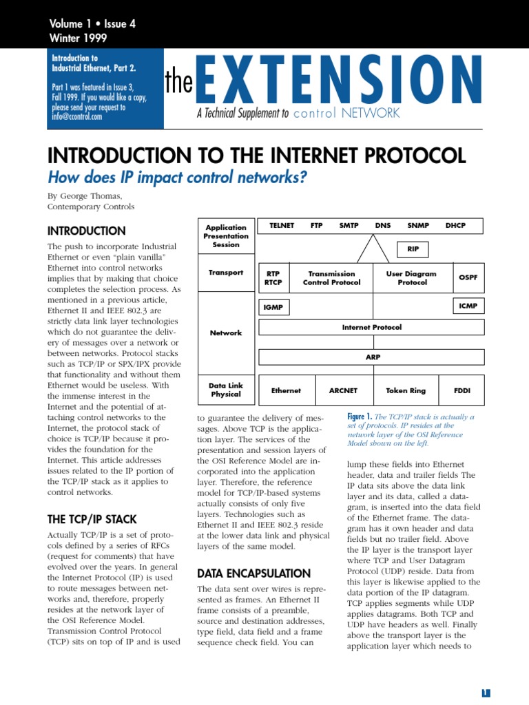 Introd To Internet Protocol | PDF | Internet Protocols | Internet Protocol Suite