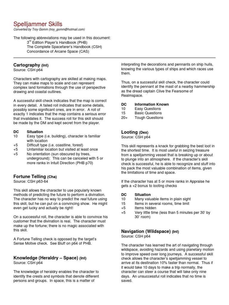 (Reference) Skills | Download Free PDF | Nature