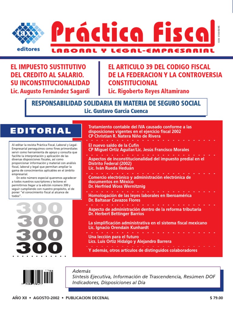 Practica Fiscal 300 | Descargar gratis PDF | Impuestos | Contabilidad