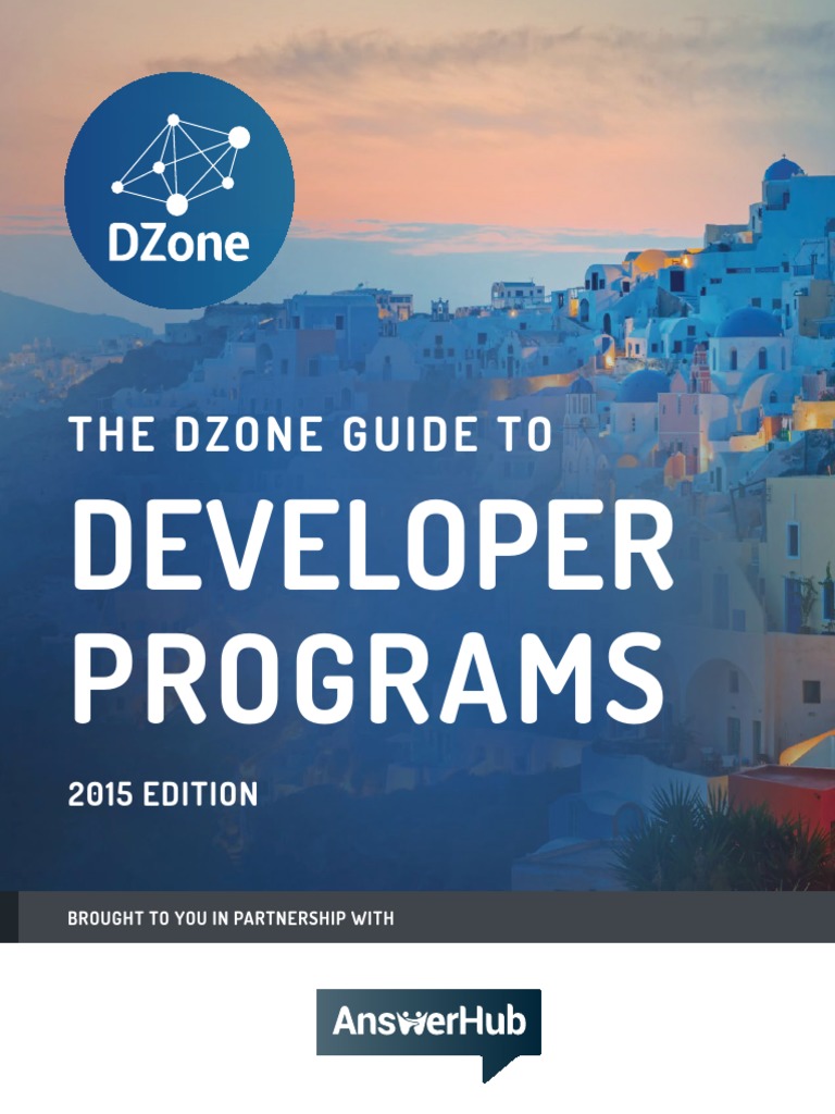 DZone_DeveloperPrograms_4 | Software Development Kit | Application ...