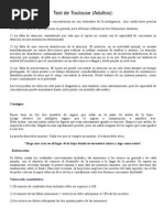 Test de Toulouse Pierón | PDF | Salud y bienestar | Medicina