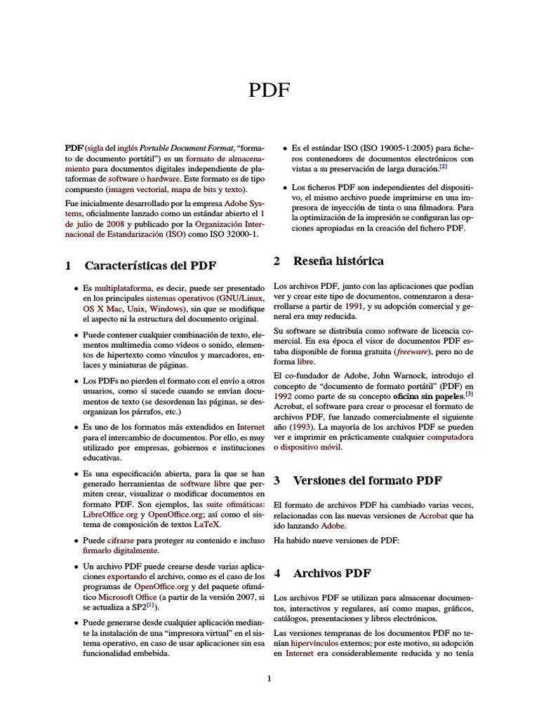 ejemplo de archivo PDF | Color | Áreas de informática