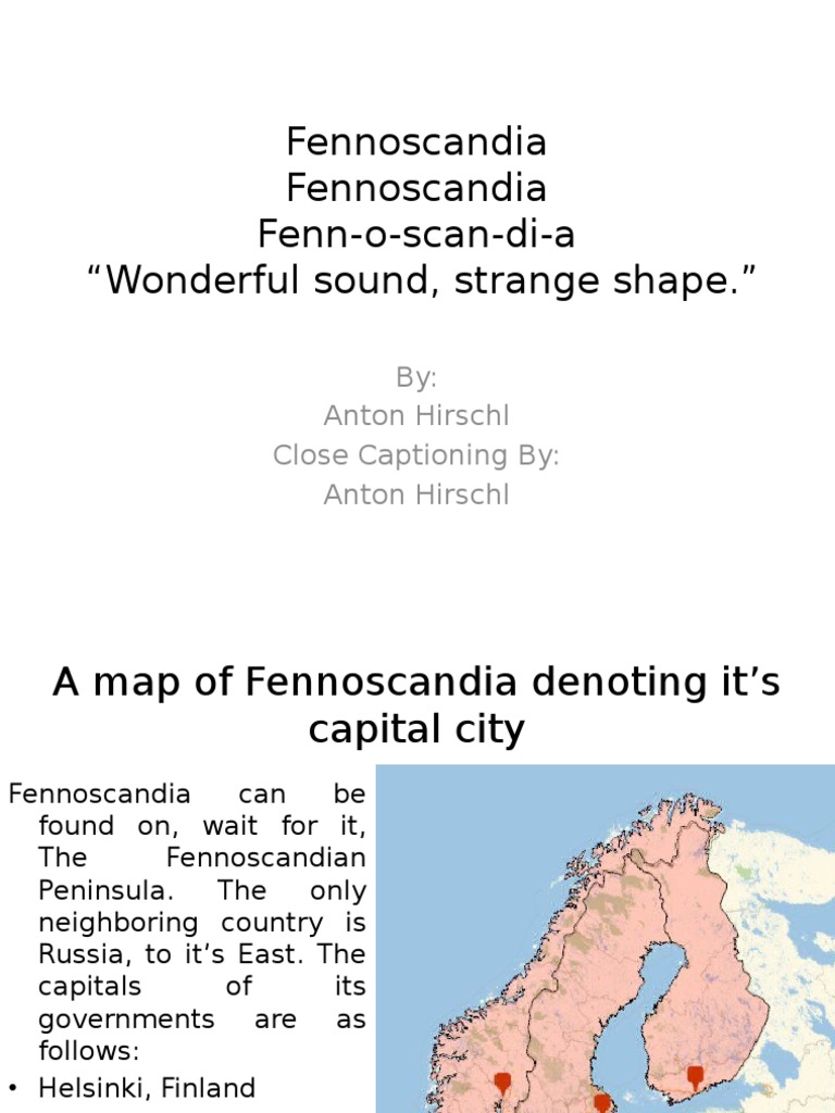 Fennoscandia | PDF | Scandinavia | Sweden