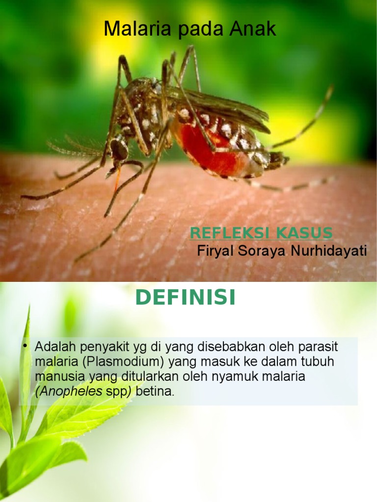 Malaria Berat pada Anak: Definisi dan Penanganan | PDF