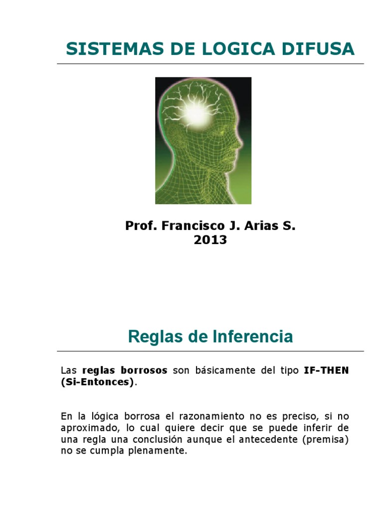 Clase SID Modelo Mandani | PDF | Lógica difusa | Inferencia