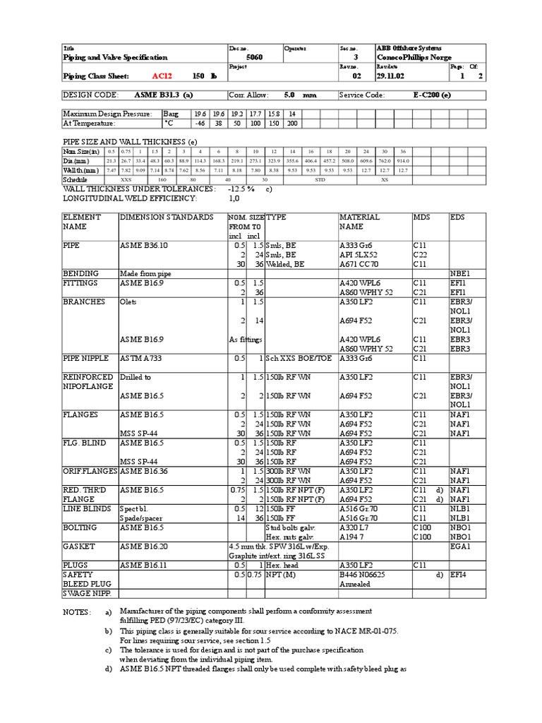 Calculations Sheet | Download Free PDF | Pipe (Fluid Conveyance ...