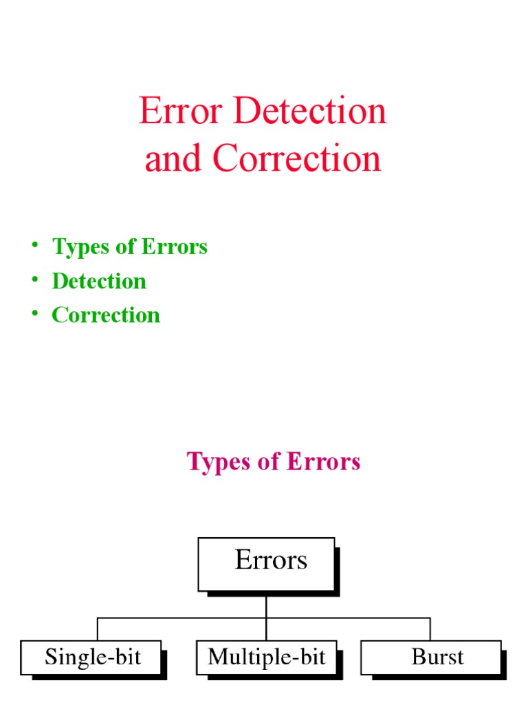 Error Detection Techniques | PDF | Error Detection And Correction | Error