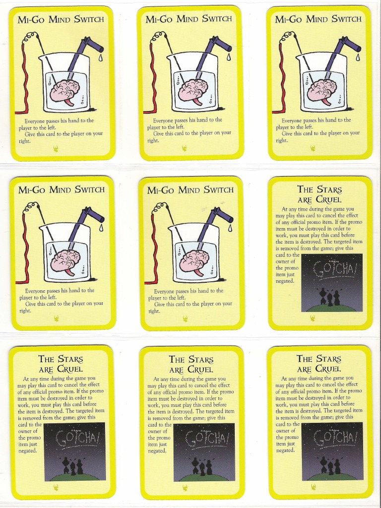 Munchkin Cthulhu - Promo Cards | PDF