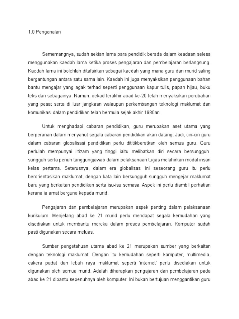 Tugasan Edu 3093 | PDF