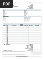 DHL Proforma Invoice | PDF