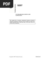 EAMCET First Year Formula Sheet | PDF