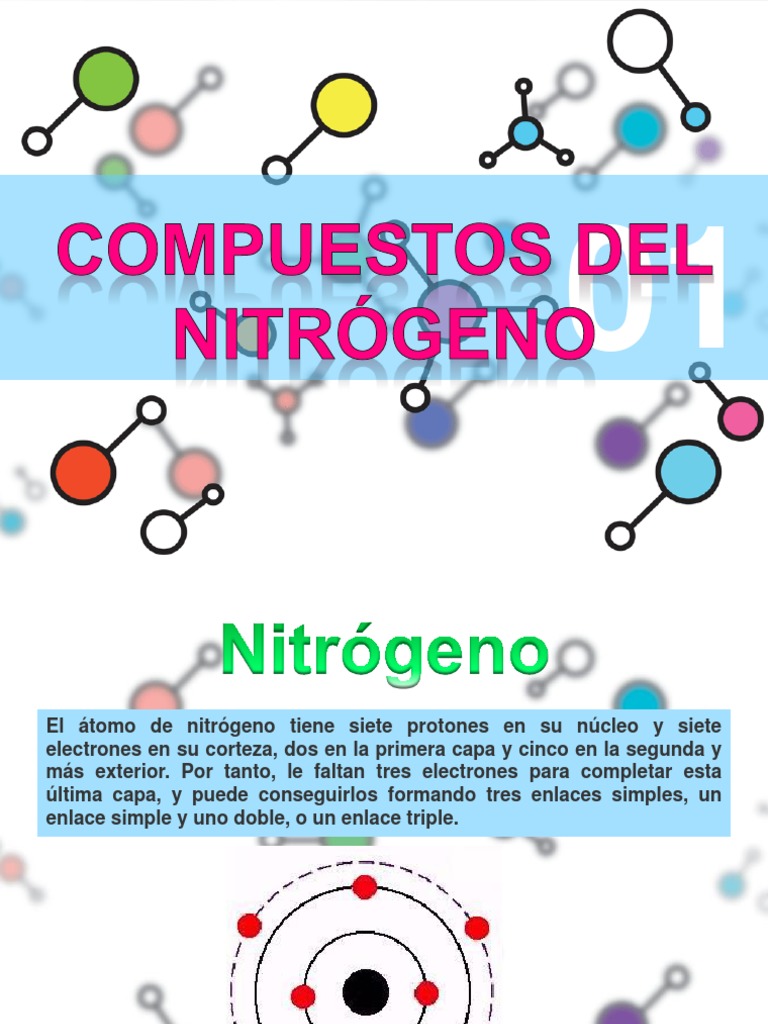Compuestos Del Nitrogeno | Amina | Compuestos de carbono