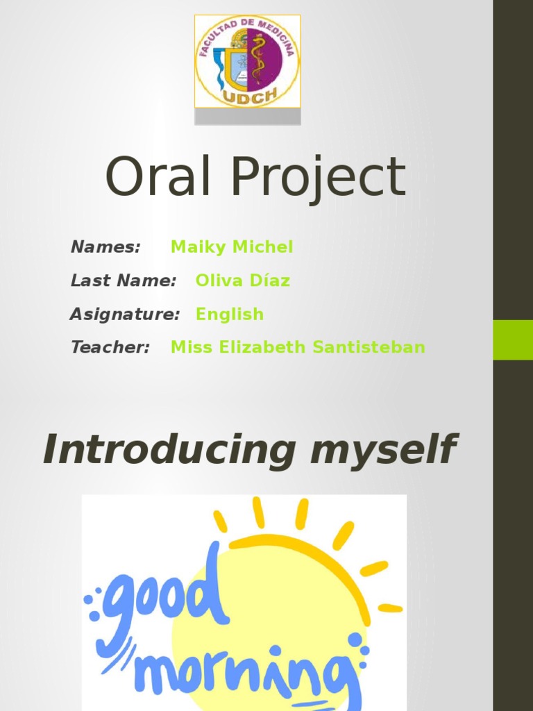 Oral Project | PDF