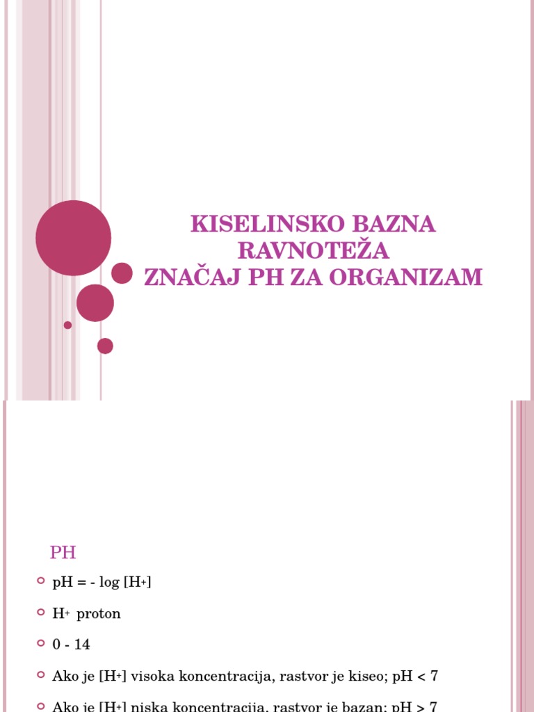 Acidobazna Ravnoteza | PDF