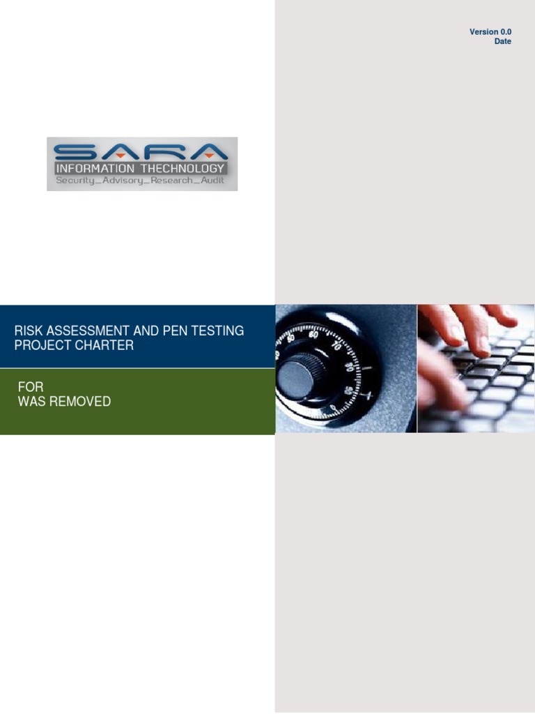 Risk Assessment and Pen Testing Project Charter | PDF | Vulnerability ...