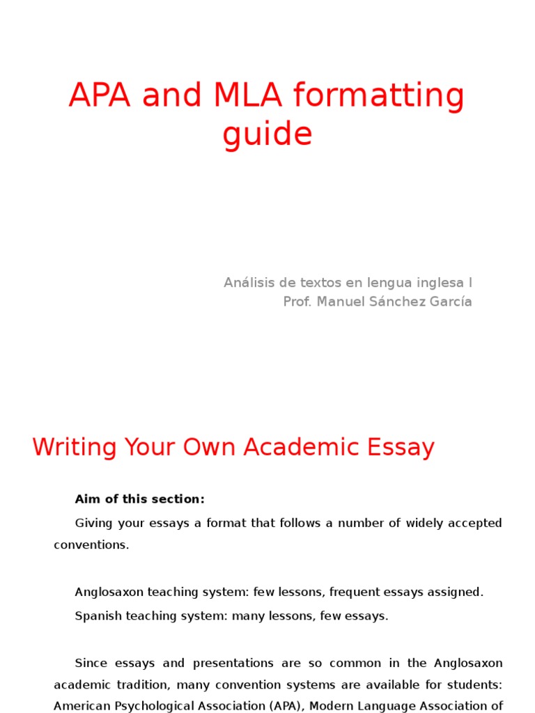 APA and MLA Formatting Guide | PDF | Citation | Note (Typography)