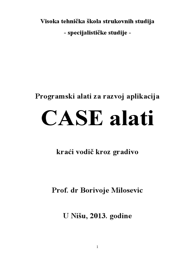 Case Alati Prikaz | PDF