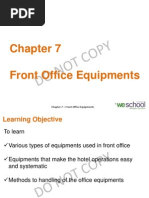 Use of Tools, Equipment and Paraphernalia in Front Offices | PDF ...