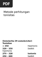 Perhitungan Tonisitas NaCl dalam Obat | PDF