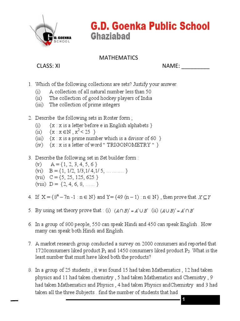 11 Sets | PDF | Logic | Discrete Mathematics