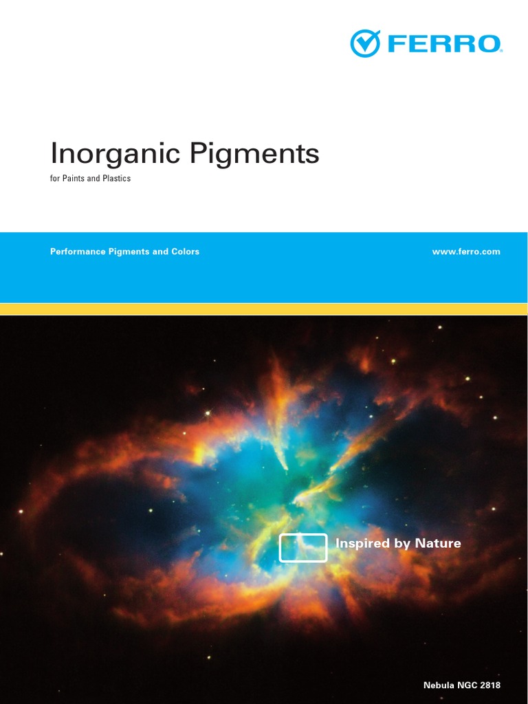 Inorganic Pigments: For Paints and Plastics | PDF | Infrared | Pigment