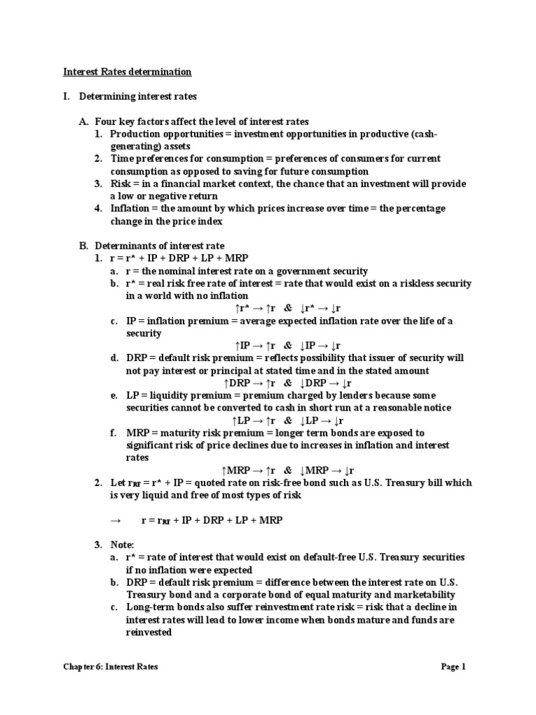 Chapter 6: Interest Rates | PDF | Yield Curve | Interest