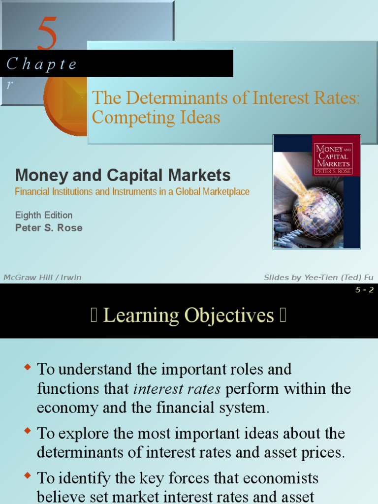 Interest Rates Determination 3 | PDF | Loanable Funds | Interest