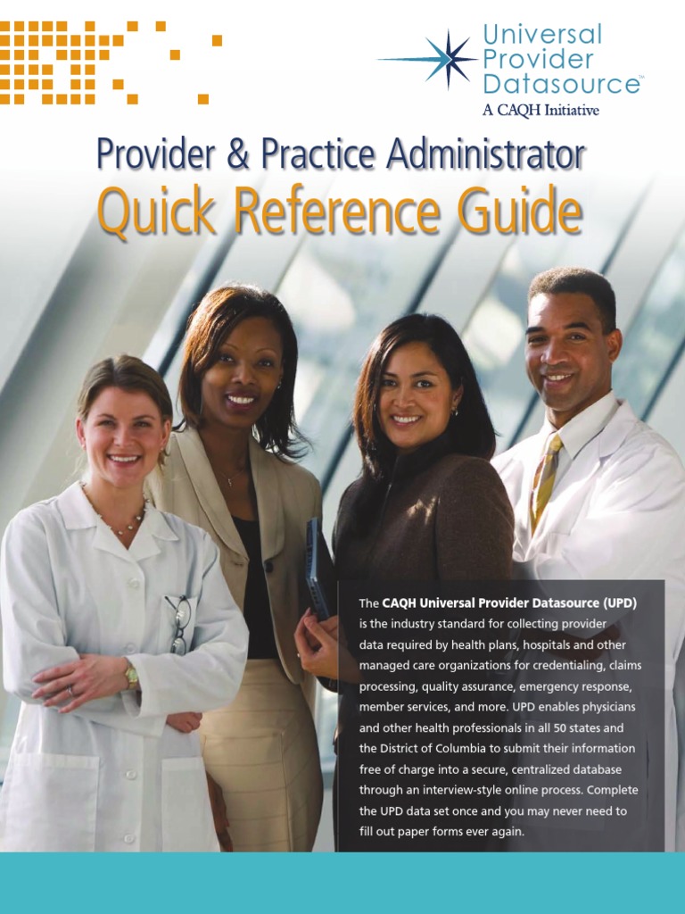 Provider & Practice Administrator: Quick Reference Guide | PDF | Health ...
