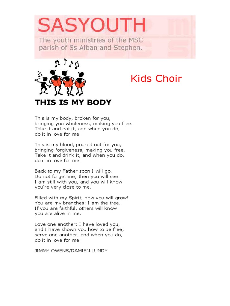 This Is My Body | PDF