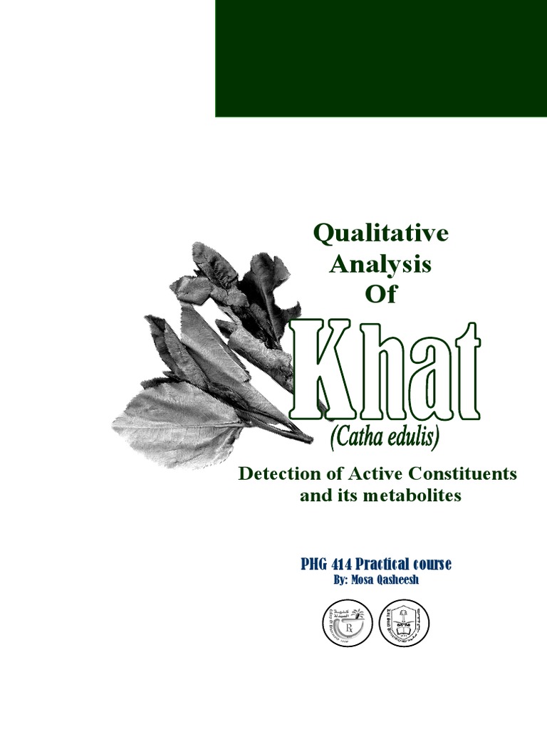 Qualitative and Quantitative Analysis of Khat | PDF | Freeze Drying ...