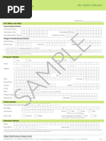 Proposal Form New India Mediclaim Policy | PDF | Insurance | Wellness