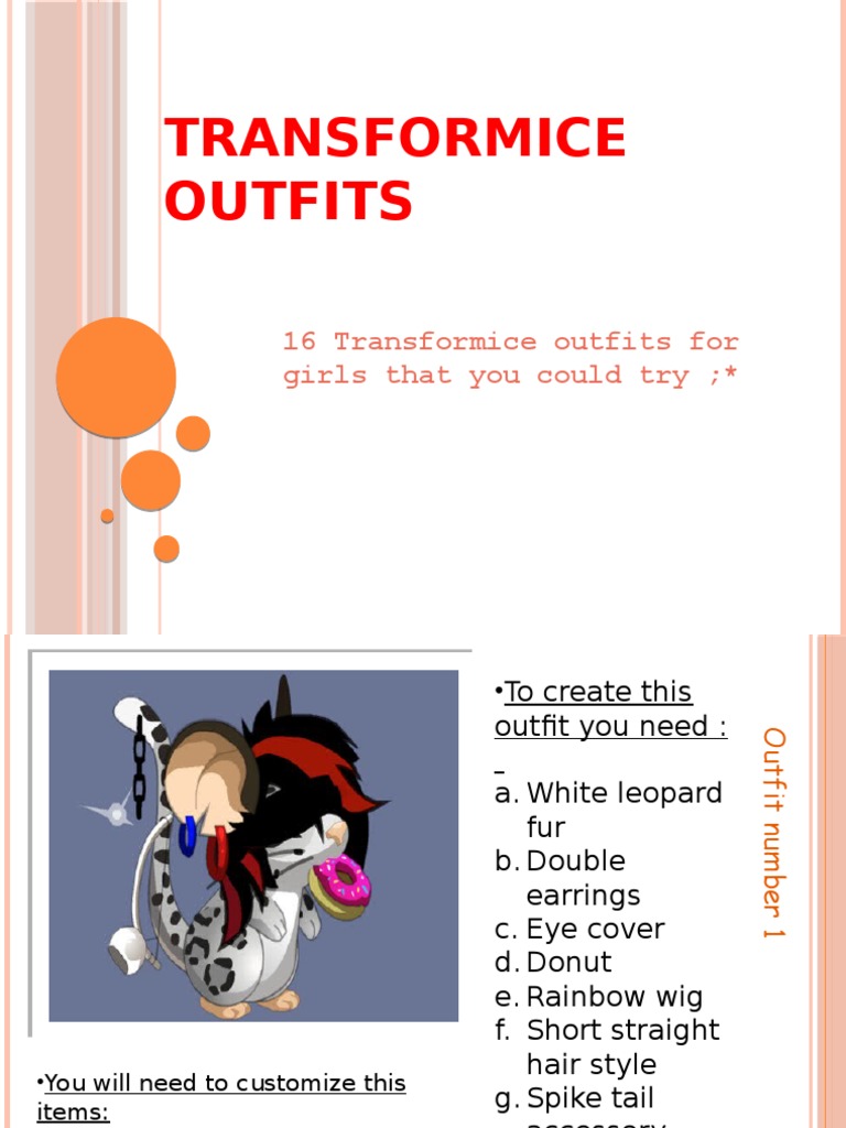 Transformice Outfits: 16 Transformice Outfits For Girls That You Could ...