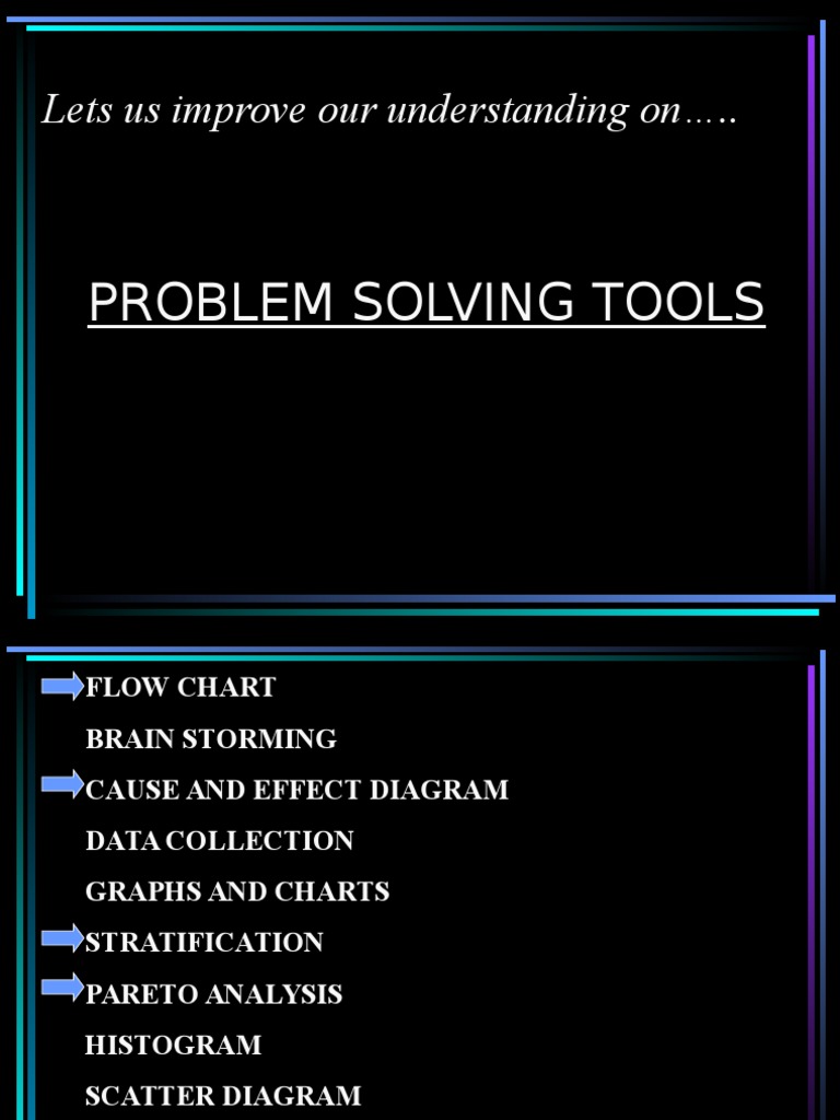 Lets Us Improve Our Understanding On ..: Problem Solving Tools | PDF ...