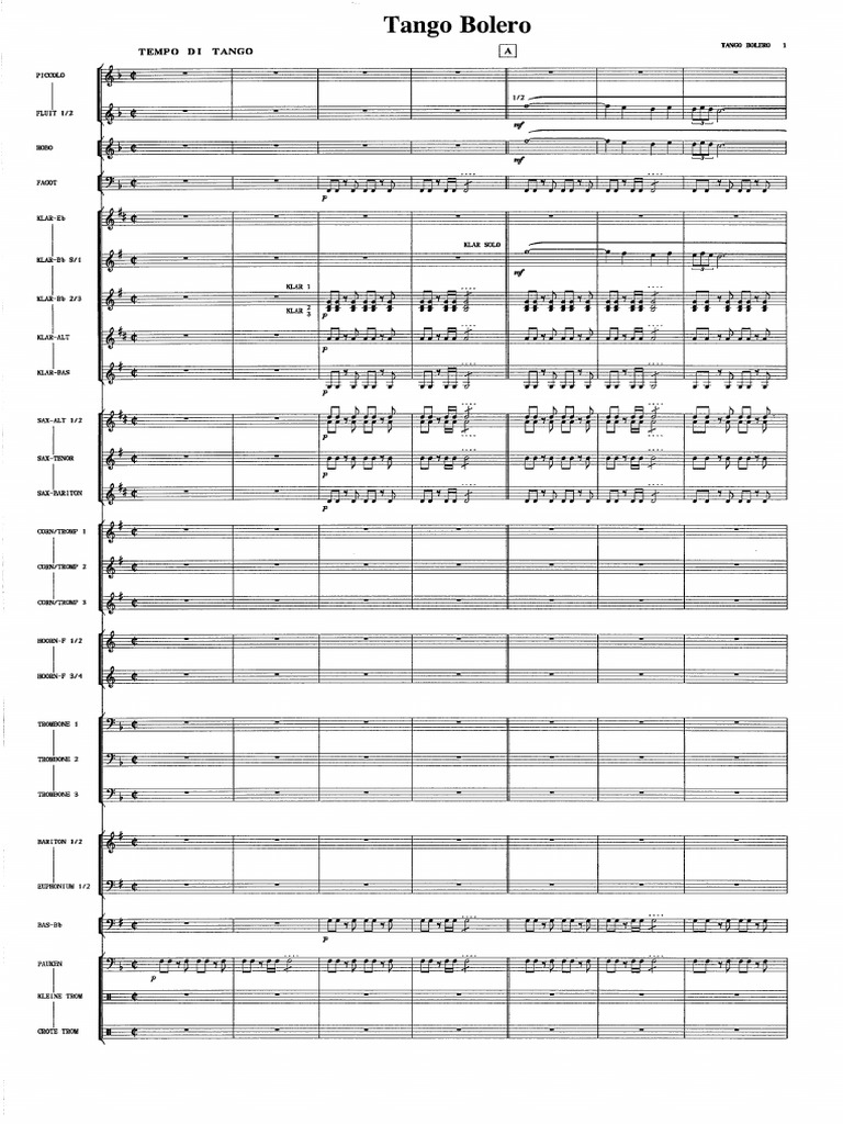 Tango Bolero HRM | PDF