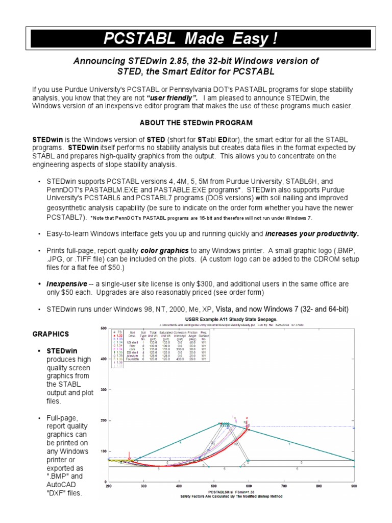 Stedwin With Sample Figures | PDF | Computer File | Microsoft Windows