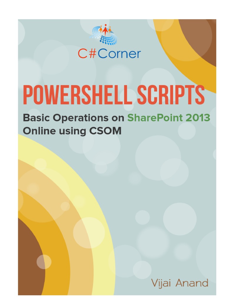 Powershell Scripts | Download Free PDF | Share Point | Command Line Interface