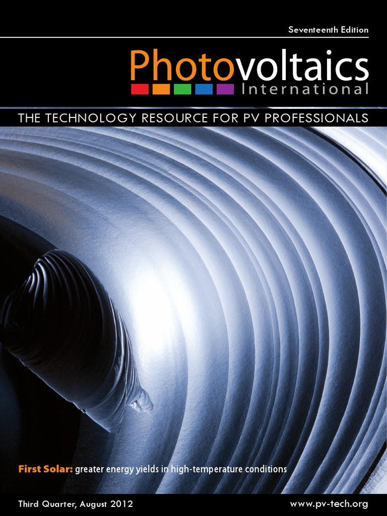 The Technology Resource For PV Professionals: Seventeenth Edition | PDF ...
