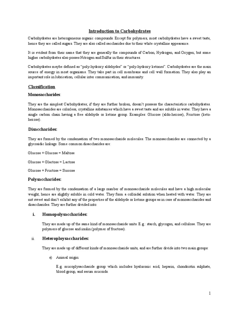 Carbohydrate Testing Methods Explained | PDF | Carbohydrates | Glucose