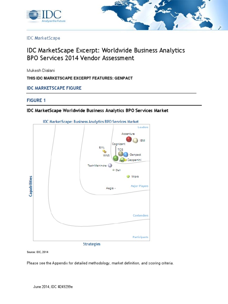 Idc Marketscape Excerpt Worldwide Business Analytics | PDF | Analytics ...