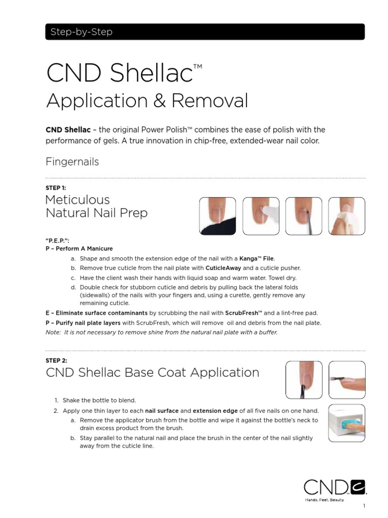 Shellac Application and Removing | PDF | Nail (Anatomy) | Nature