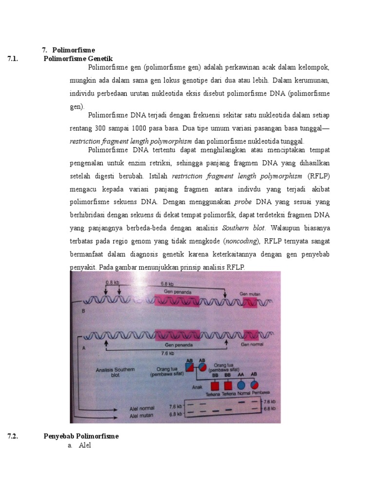 Polimorfisme | PDF | Kesehatan Holistik | Sains & Matematika