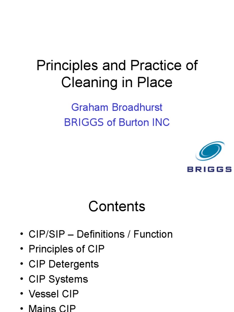 Principles and Practice of CIP Cleaning | PDF | Laminar Flow | Soil
