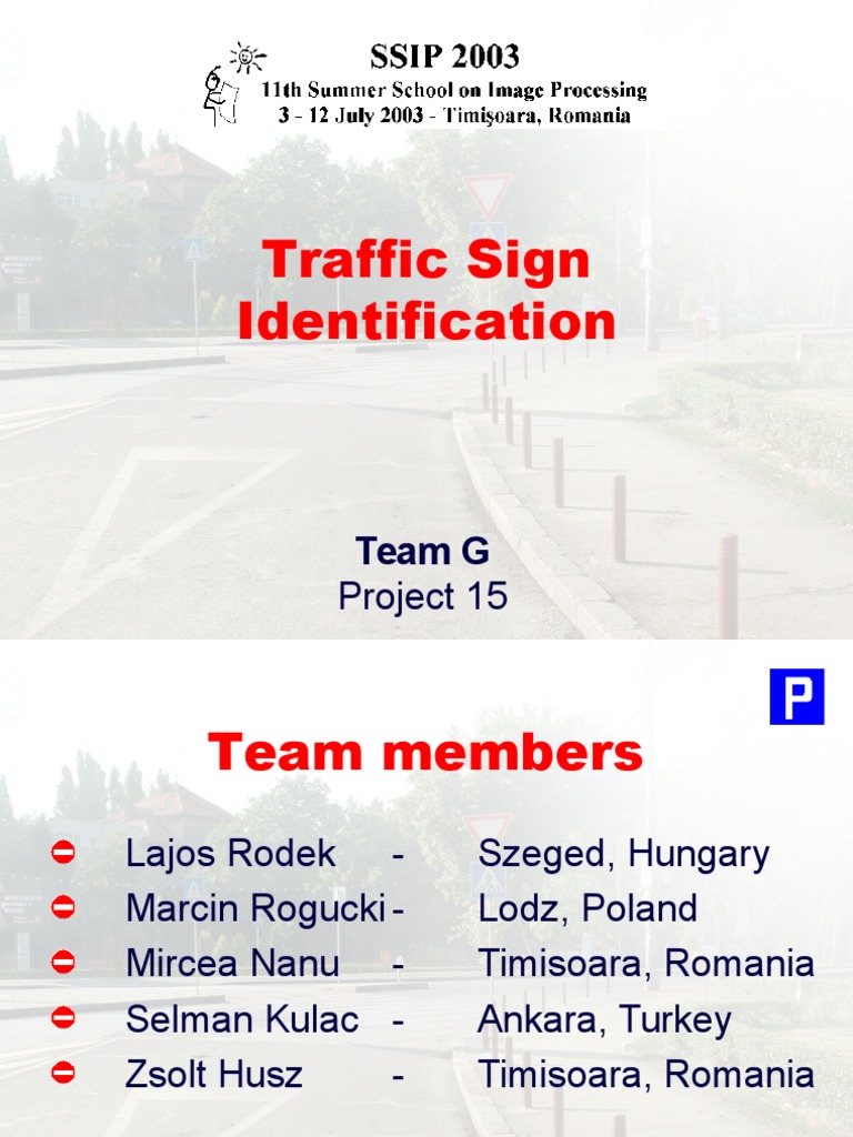 Traffic Sign Identification | PDF | Shape | Graphics