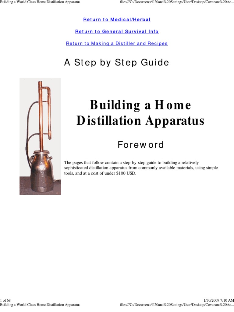 Building A World Class Distiller | PDF | Distillation | Ethanol