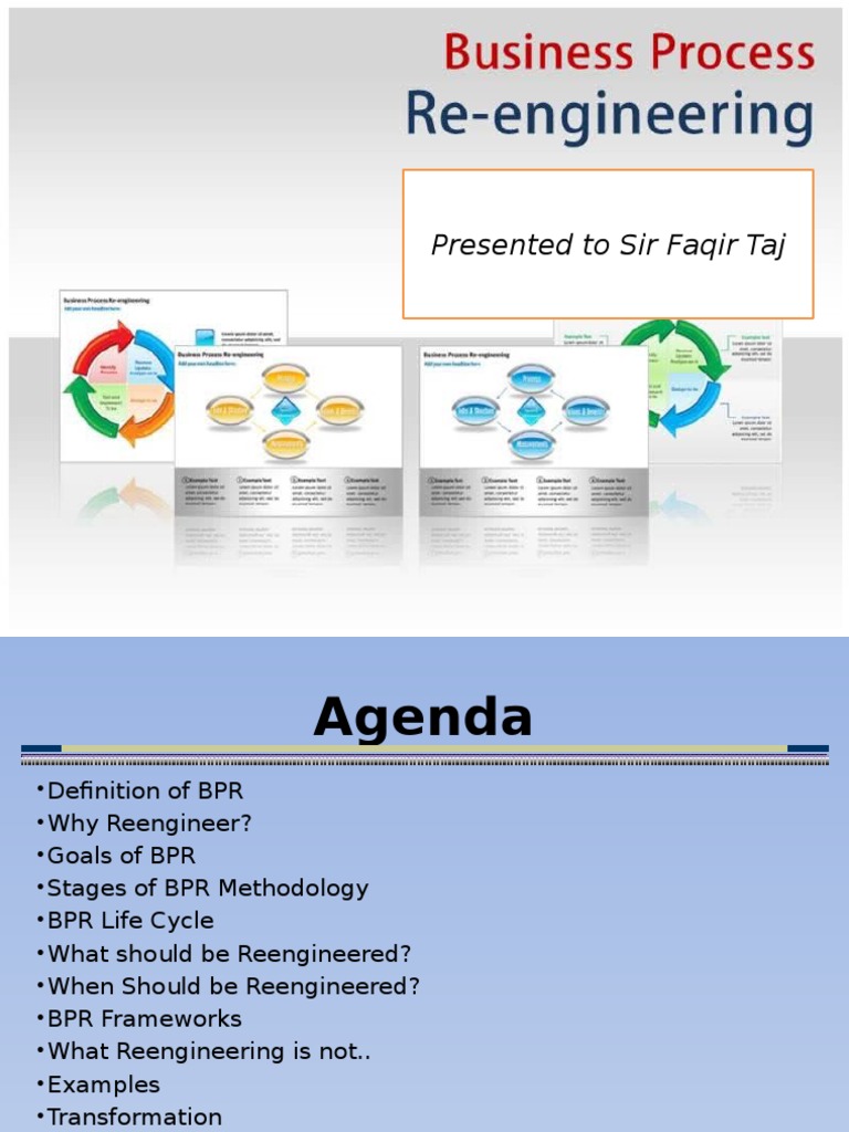 Business Process Reengineering Methodology
