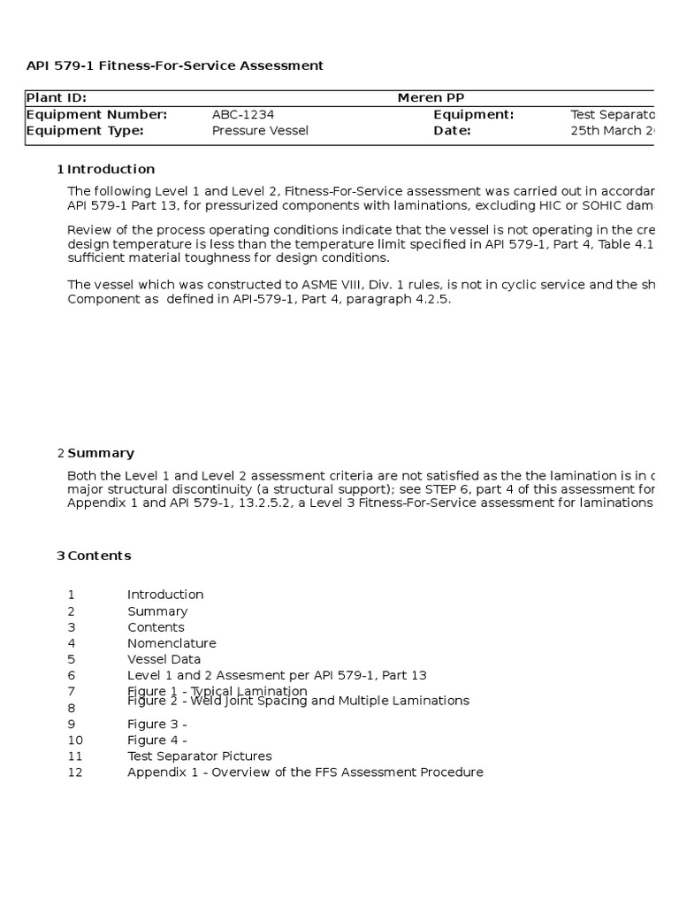 API 579-2 - 13.1 Rev1 | PDF | Stress (Mechanics) | Corrosion